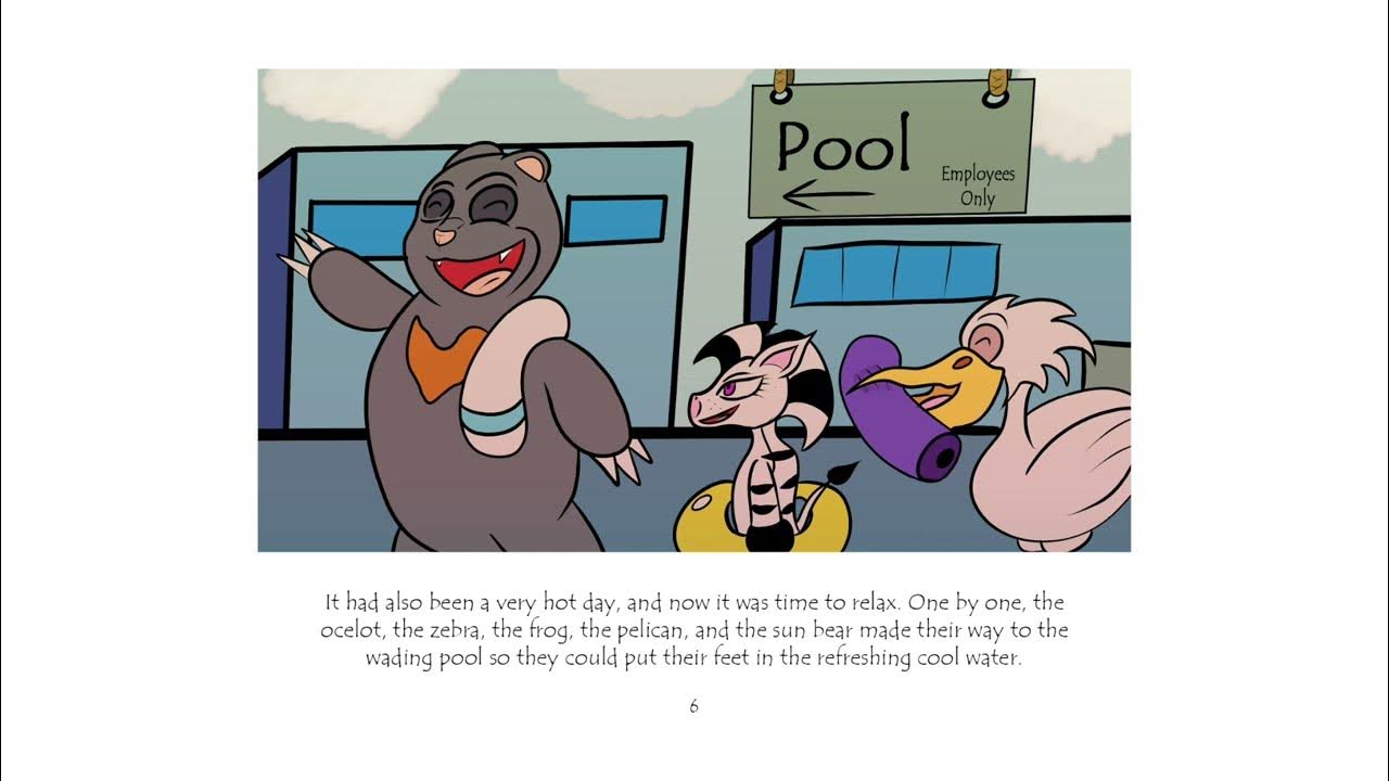 Cartoonversation Read Along Video: Zoo Pool - YouTube