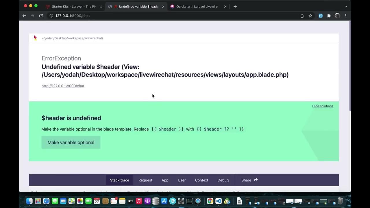 7 Setup livewire structure (Laravel-Livewire Chat-Message App Tutorial) - YouTube