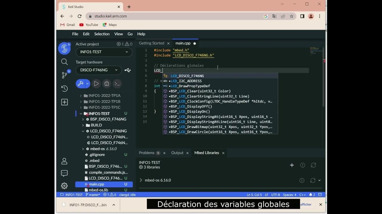 Mbed Keil studio tuto - YouTube