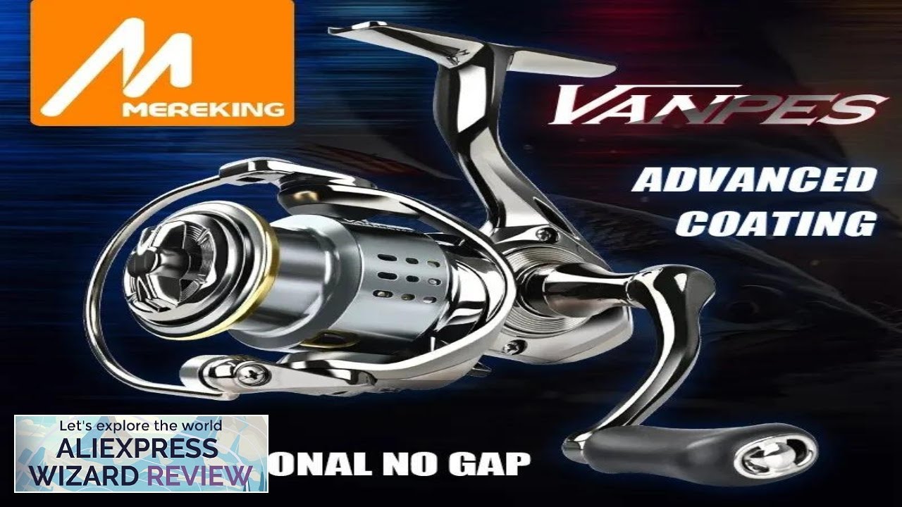 MEREDITH VANPES Series Rust Free And Smooth Bearing 5.0:1 Fishing Reel ...