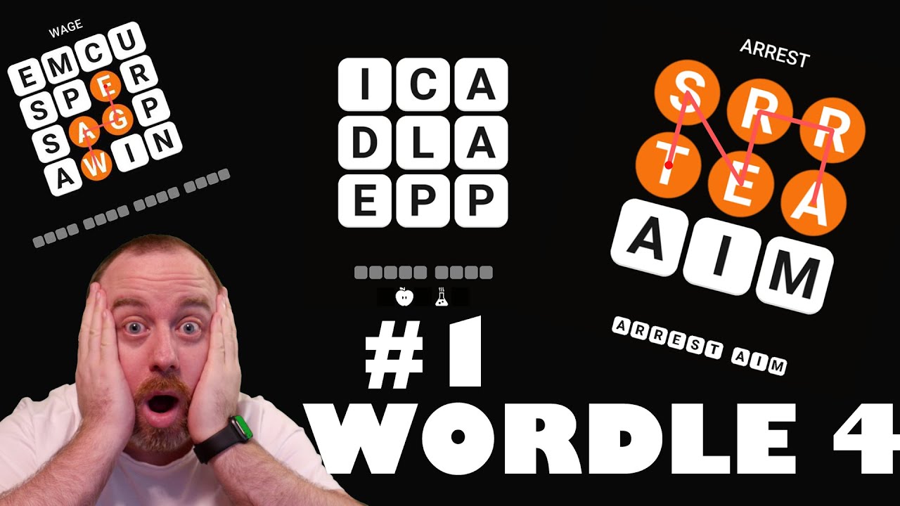 Wordle 4 - Full Playthrough Part 1 - YouTube