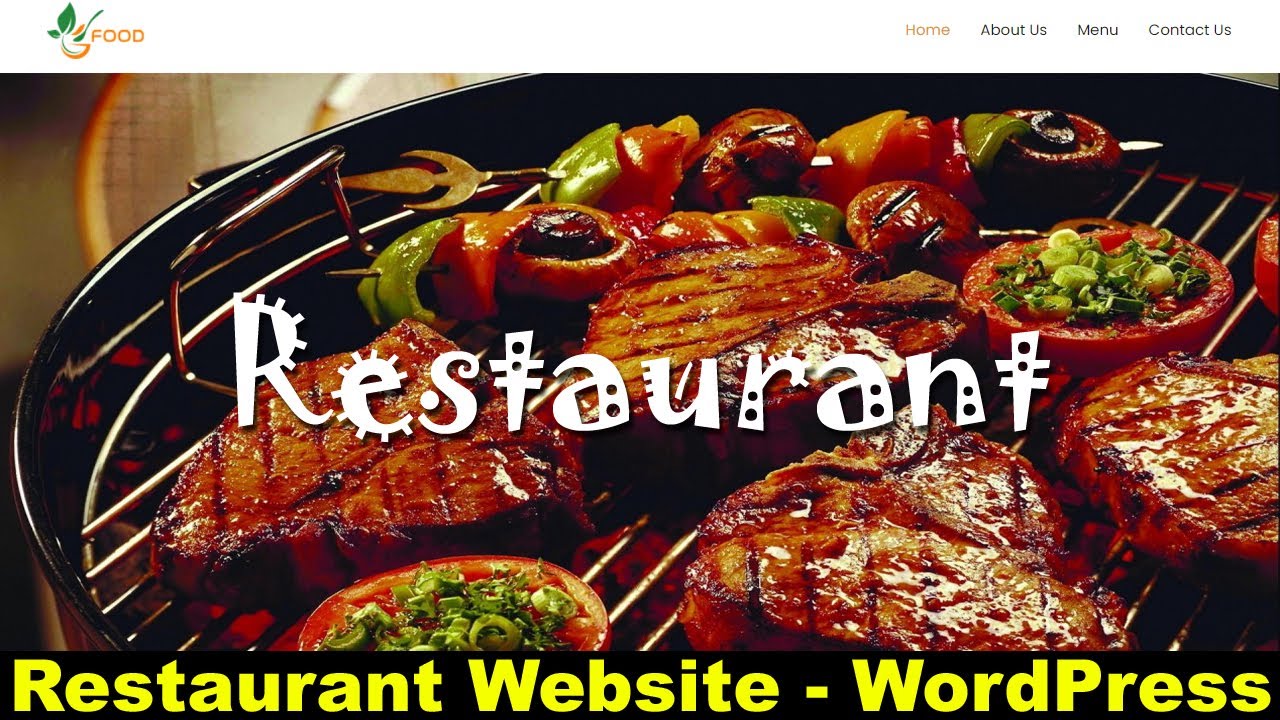 Create a Restaurant Website with WordPress, How to Make a FREE ...