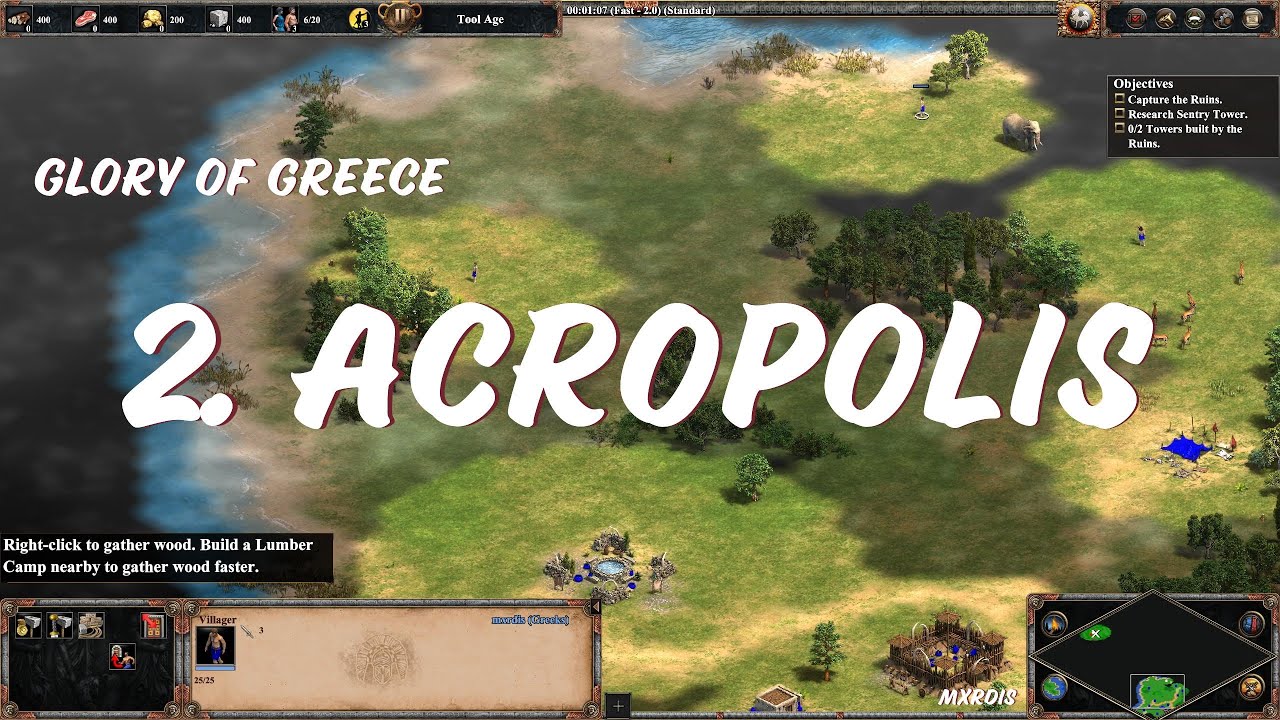 Age of Empires 2: DE | Glory of Greece | 2. Acropolis - YouTube