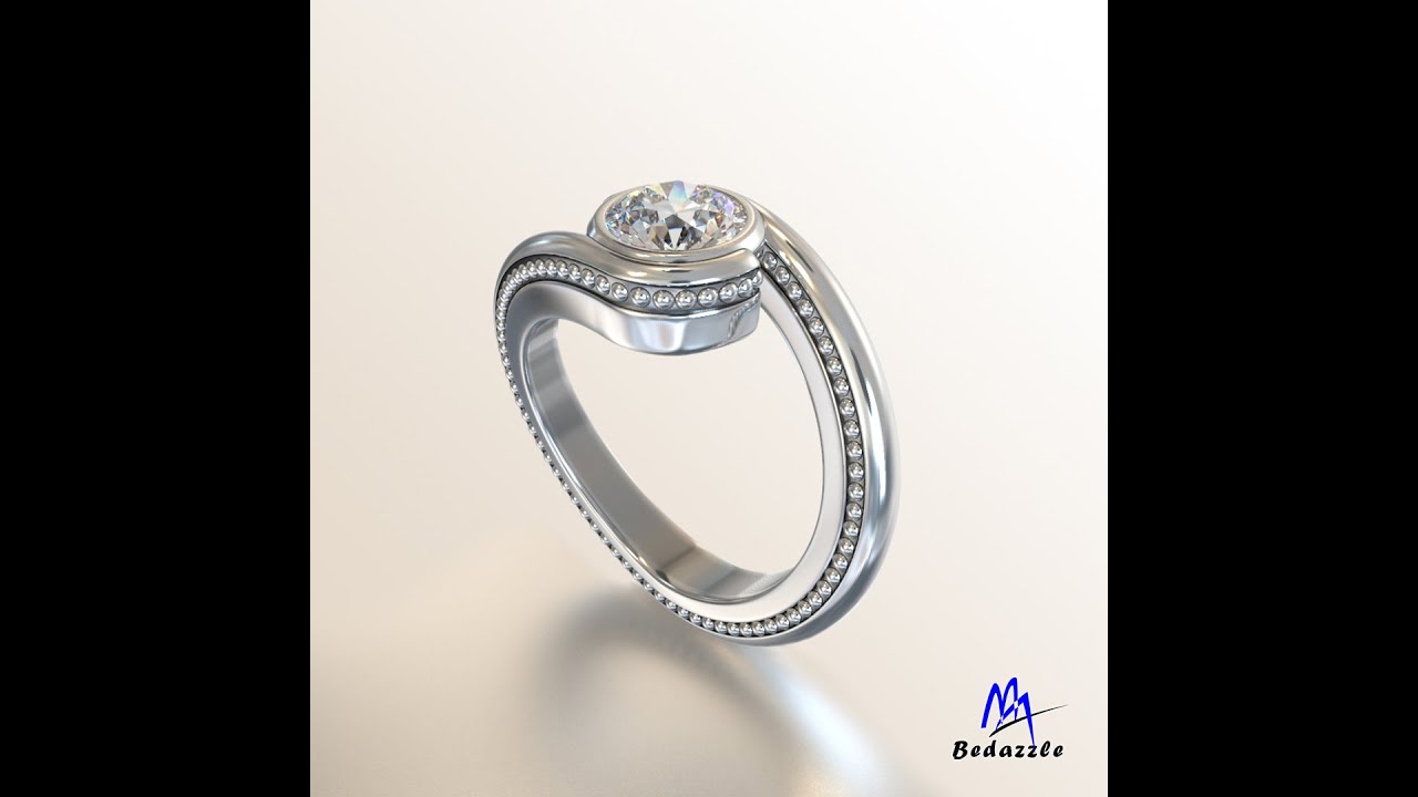 Twisted Ring Using Zbrush Zmodeler Brush. - YouTube