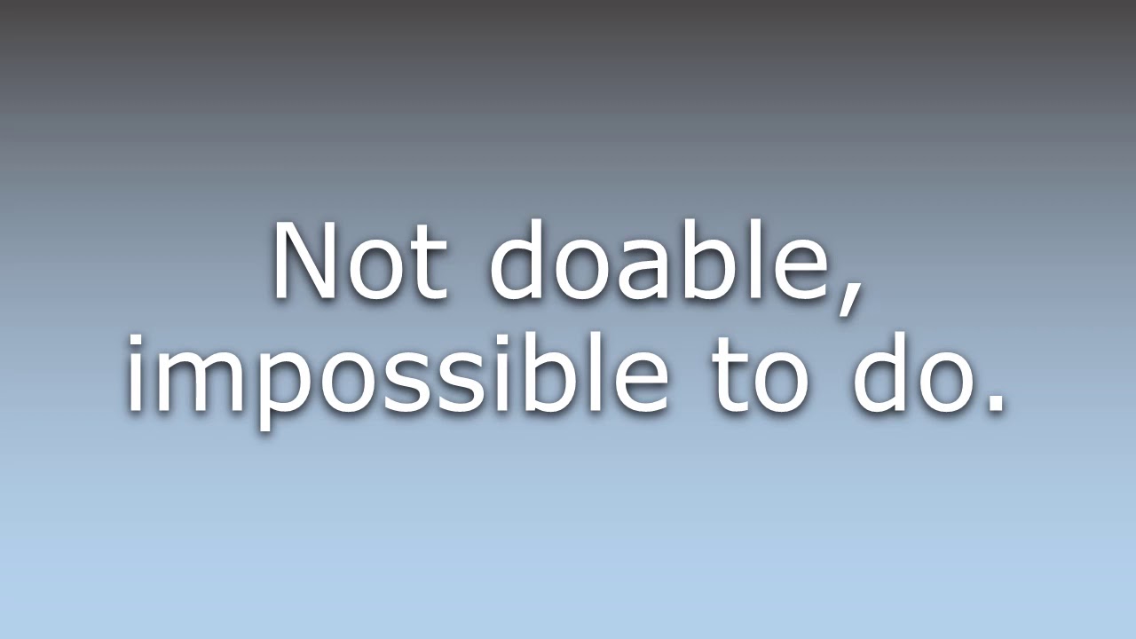 What does Undoable mean? - YouTube