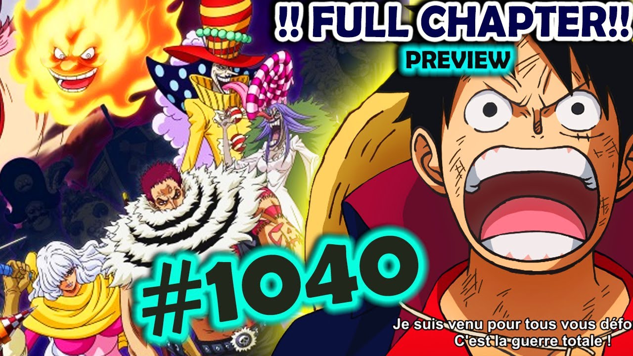 Full Chapter 1040: BigMom Pirates Reresbak Na!? | One Piece Preview ...