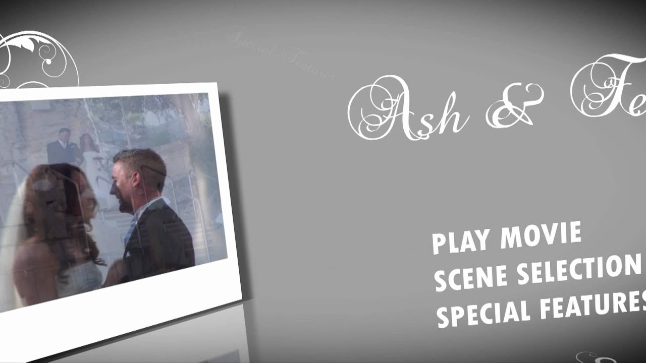Wedding DVD Moving Menu Using After Effects - YouTube