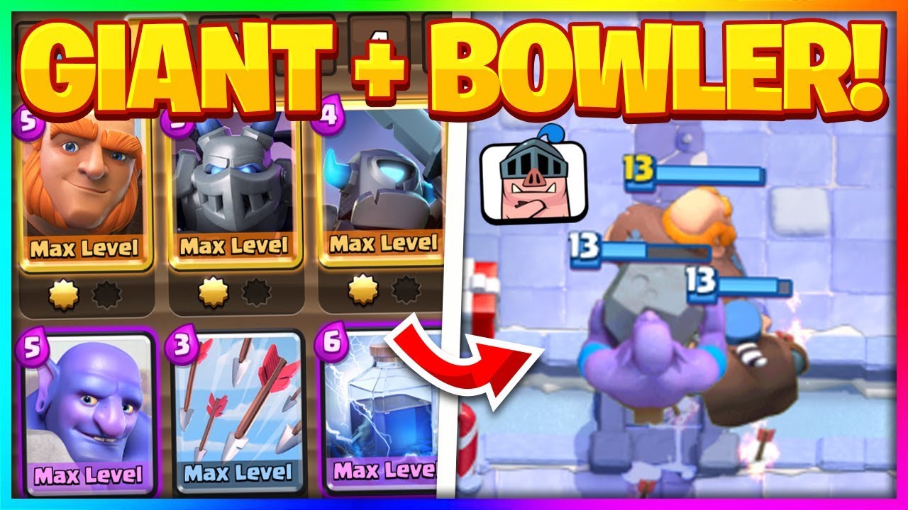 This *NEW* Giant + Bowler Deck is CRAZY GOOD in Clash Royale! Giant ...