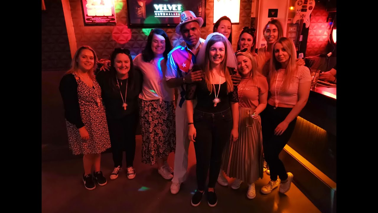 Salsa dancing class for hen party in Malaga, Marbella - YouTube