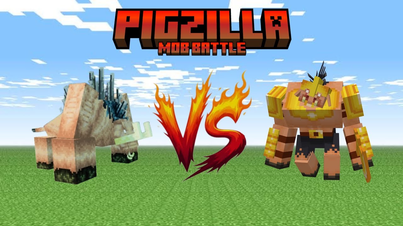 Mutant higlin vs porky boss(bedrock mobs battle)1.21.101 - YouTube