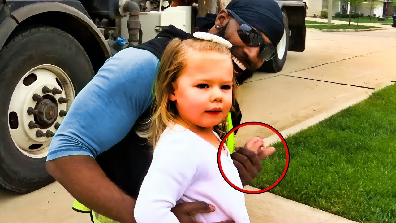 Every Week Girl Gives Cupcake to Garbage Man. Dad Follows Him and Sees ...