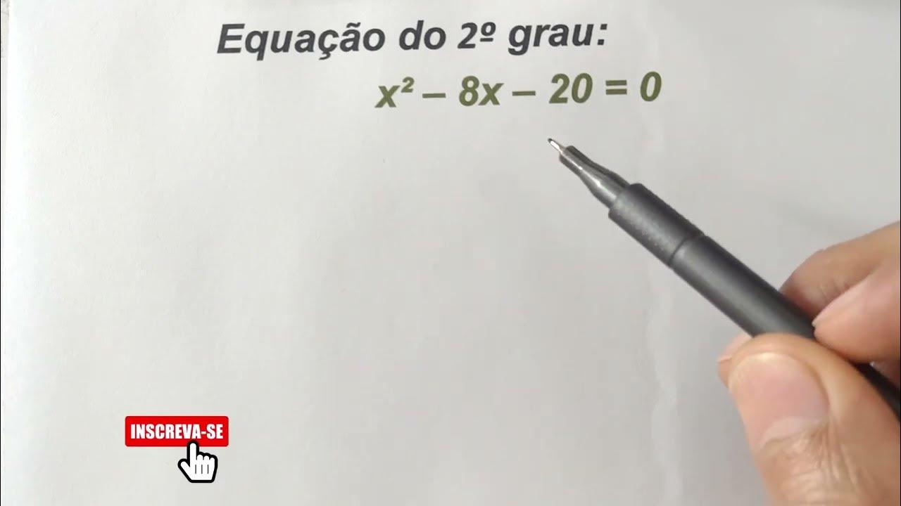 como-resolver-a-equa-o-do-2-grau-x-8x-20-0-com-a-f-rmula-de