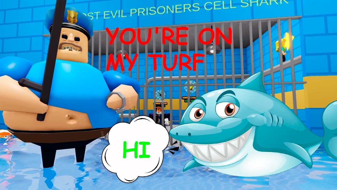 BIG BARRY PRIOSNER SHARK | BARRY PRISON RUN! OBBY GAMEPLAY #roblox # ...