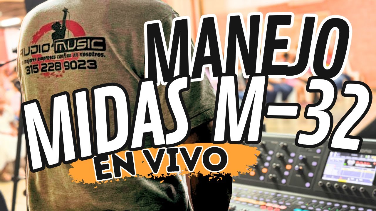 MIDAS M-32 / AMPLIFICACIÓN CON IN-EAR - YouTube