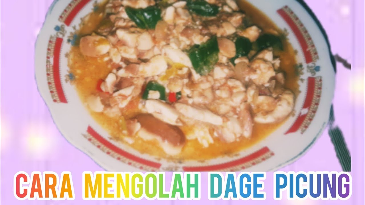 CARA MENGOLAH DAGE PICUNG ||MENU HARIAN SEDERHANA #dailyvlog ## ...