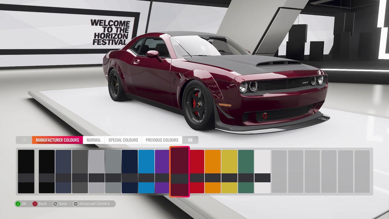 FH4: 2018 Dodge Challenger SRT Demon Build Video - YouTube