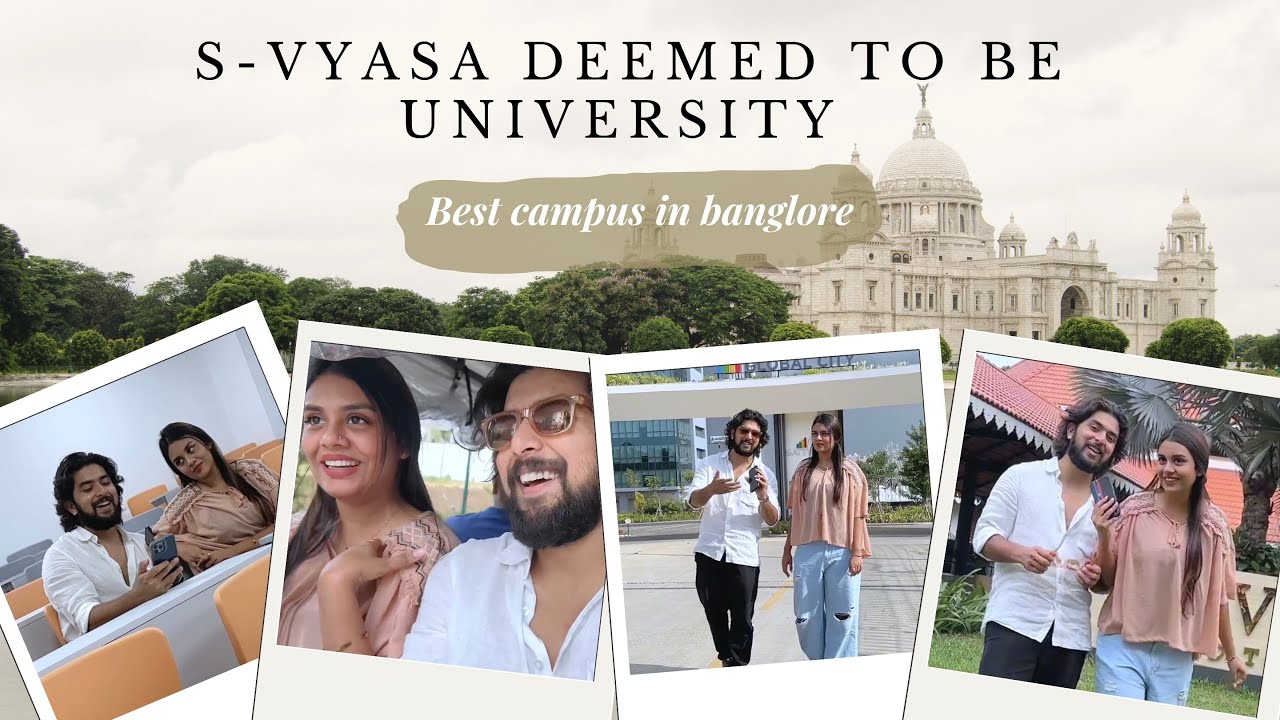 S-VYASA UNIVERSITY BANGALORE 🎓🏫 campus tour | banglore vlog | @Gabri ...