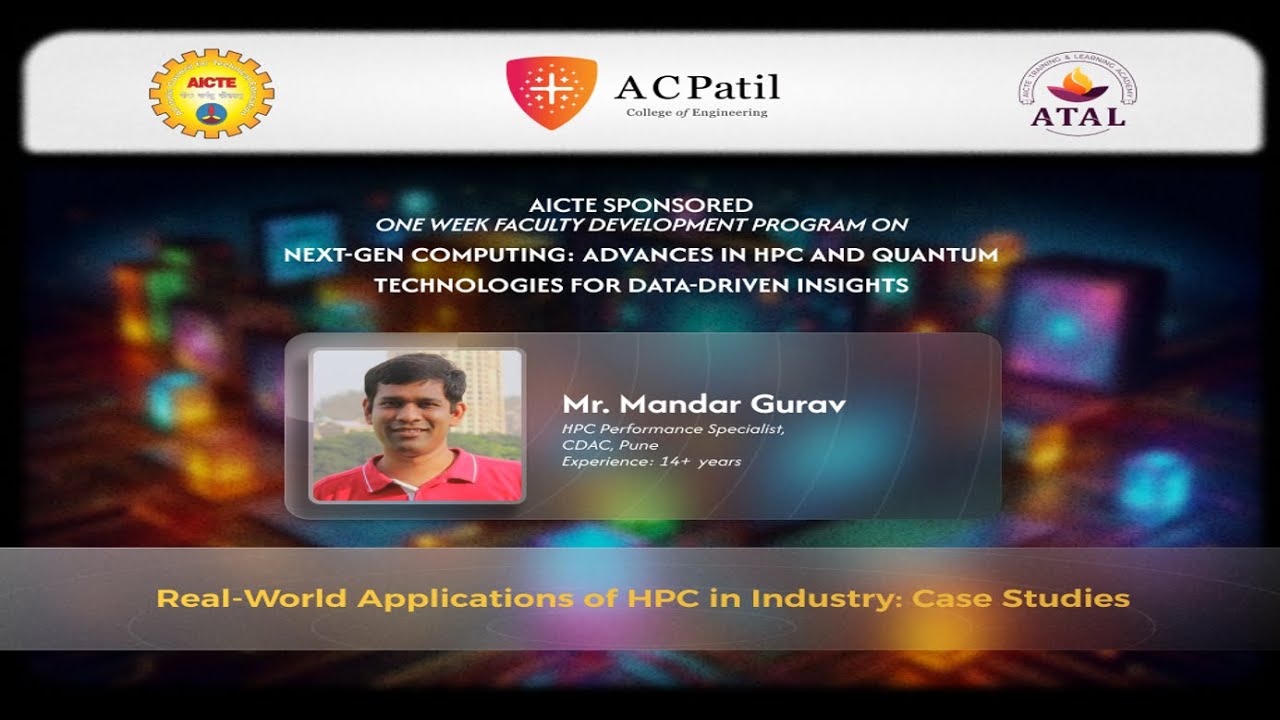 ATAL - "Real-World Applications of HPC in Industry: Case Studies"| Day ...