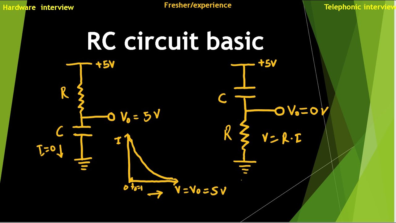 RC circuit working | rc circuit charging and discharging | rc circuit ...