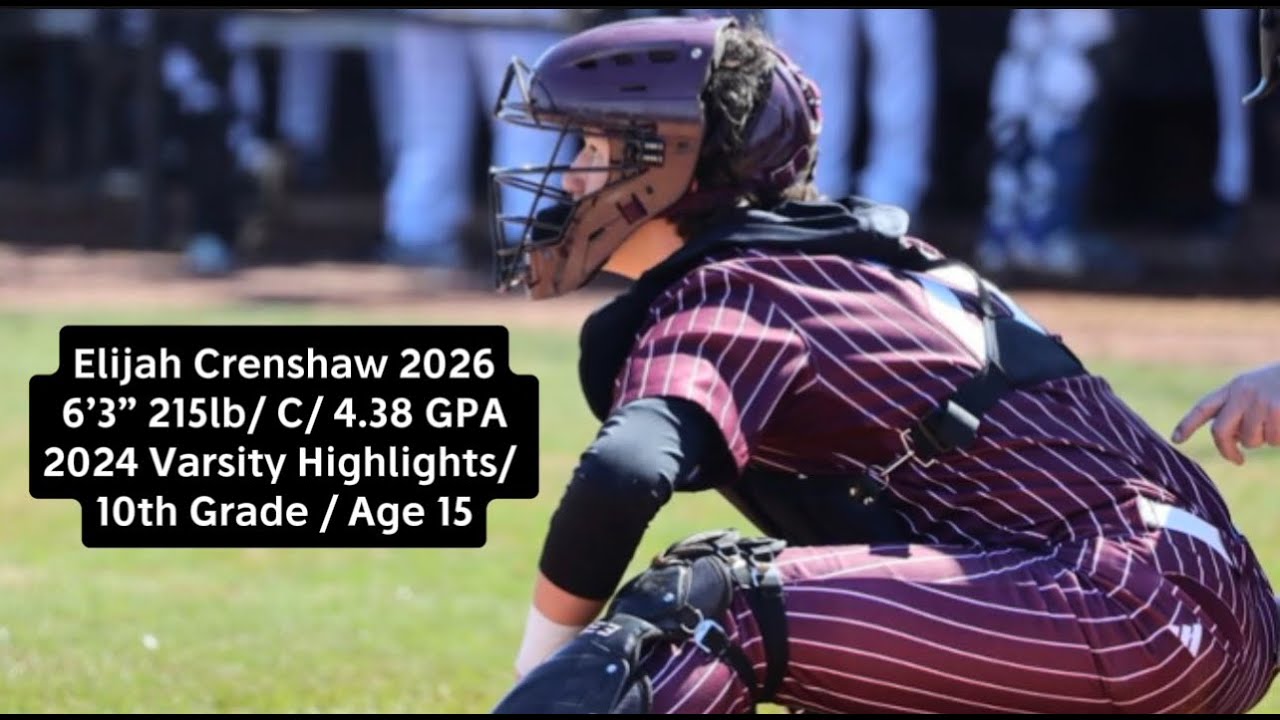 Elijah Crenshaw 2026/C/6'3" 215lb/4.38GPA - 2024 Varsity Highlights ...