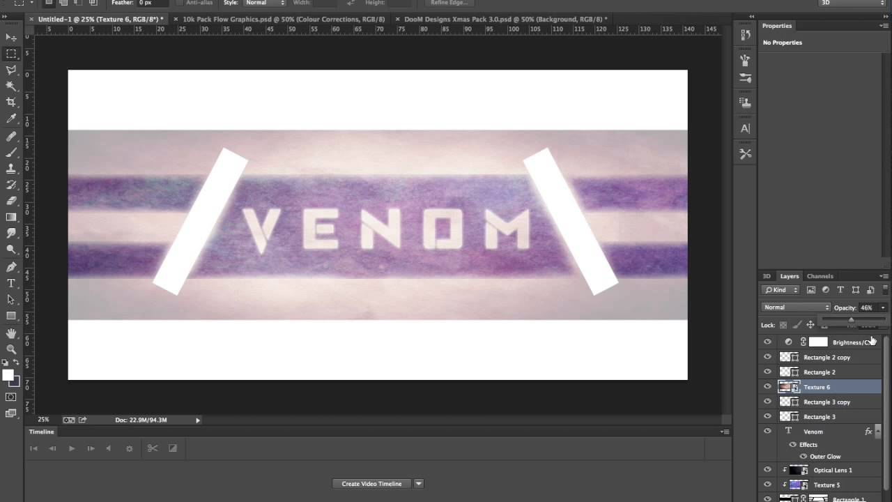 Venom Banner Speed Art - YouTube