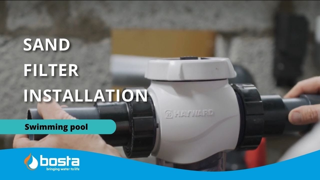 Sand Filter Installation - YouTube