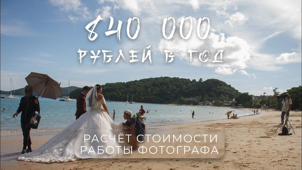 Расчёт стоимости услуг фотографа - YouTube