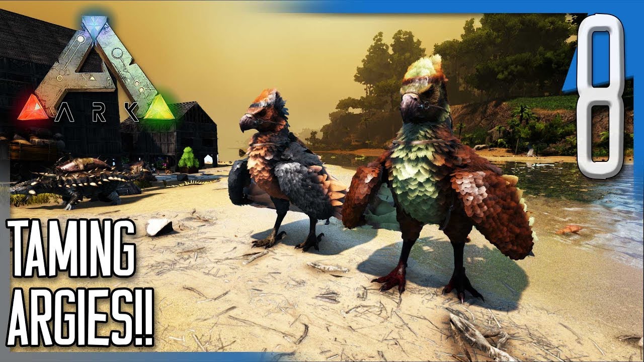 TAMING ARGIES! |ARK: Survival Evolved Modded Island Gameplay/Let's Play ...
