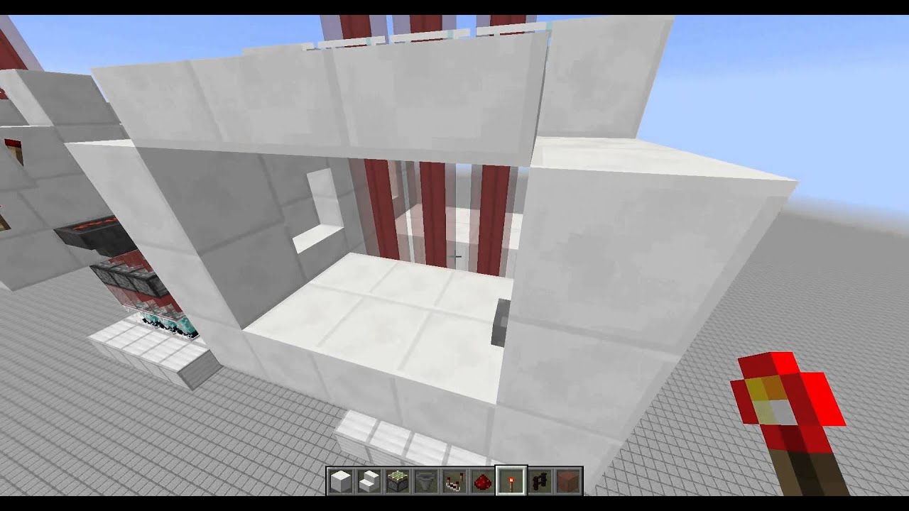 Minecraft 1.8 - Beacon Door (Compact and Expandable) - YouTube