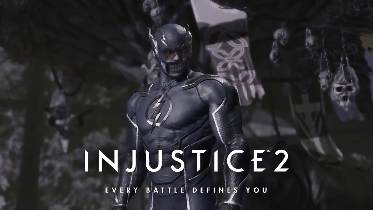 Injustice 2 The Black Flash Audio Test Black and White - YouTube