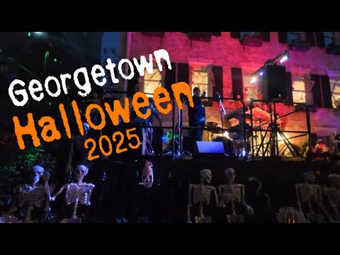 Halloween Night in Georgetown DC - 31st Street Trick-or-Treat Madness ...