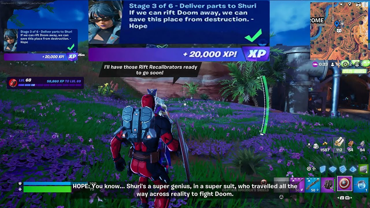How to EASILY Deliver parts to Shuri in Fortnite locations Quest! - YouTube