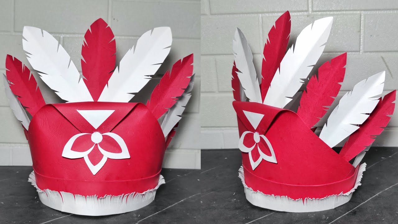 How To Make a Paper Crown - Paper Hat Making - YouTube