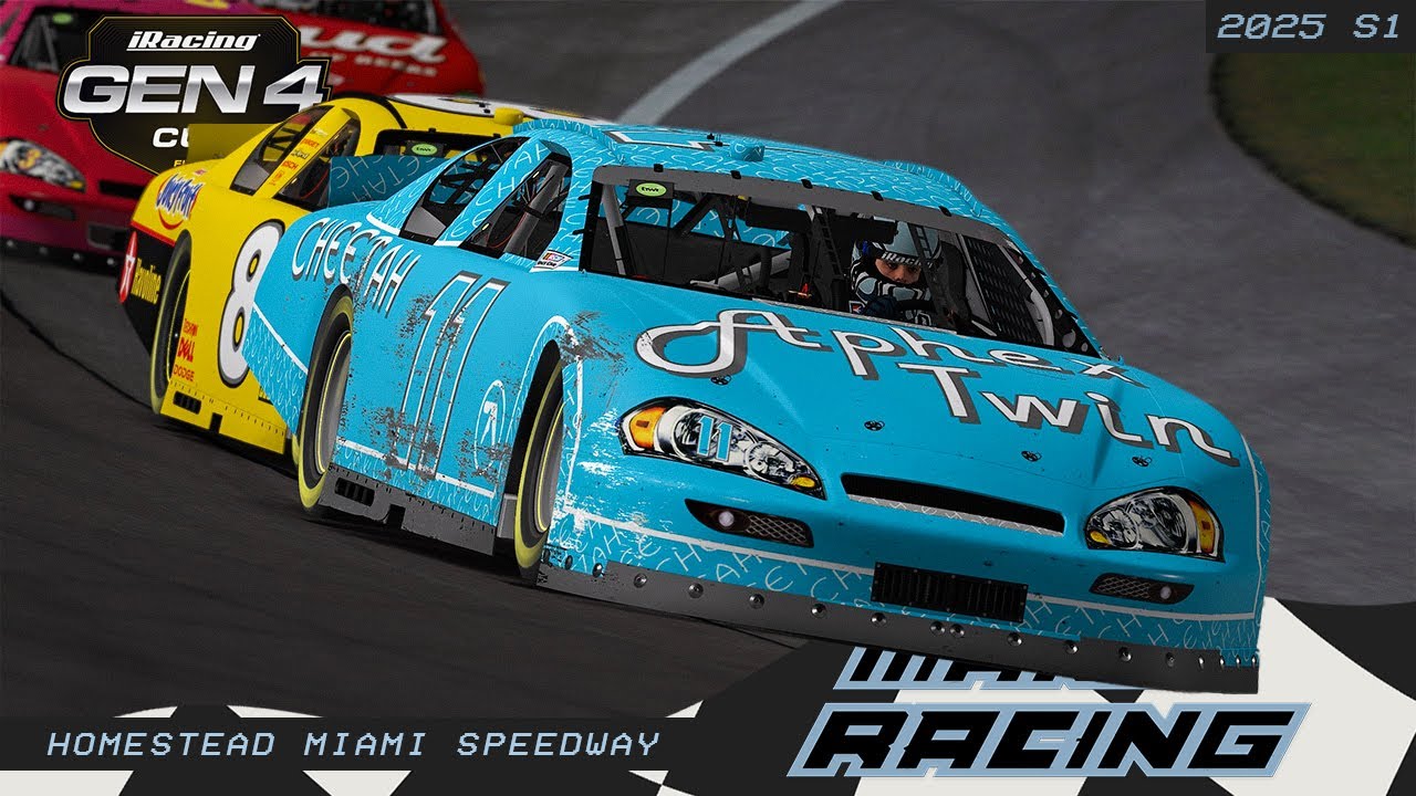 Gen 4 Cup : Homestead Miami : iRacing - YouTube