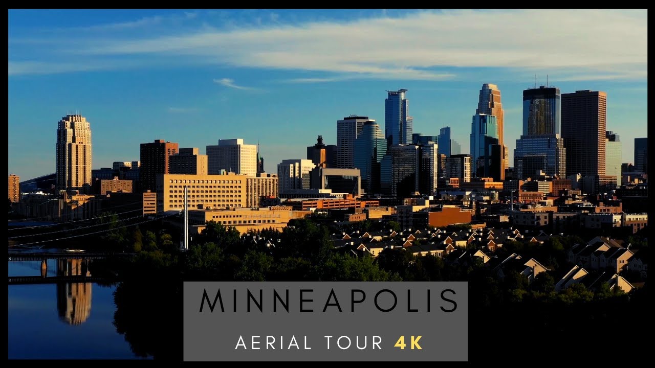 Downtown Minneapolis - 4K AERIAL DRONE - YouTube