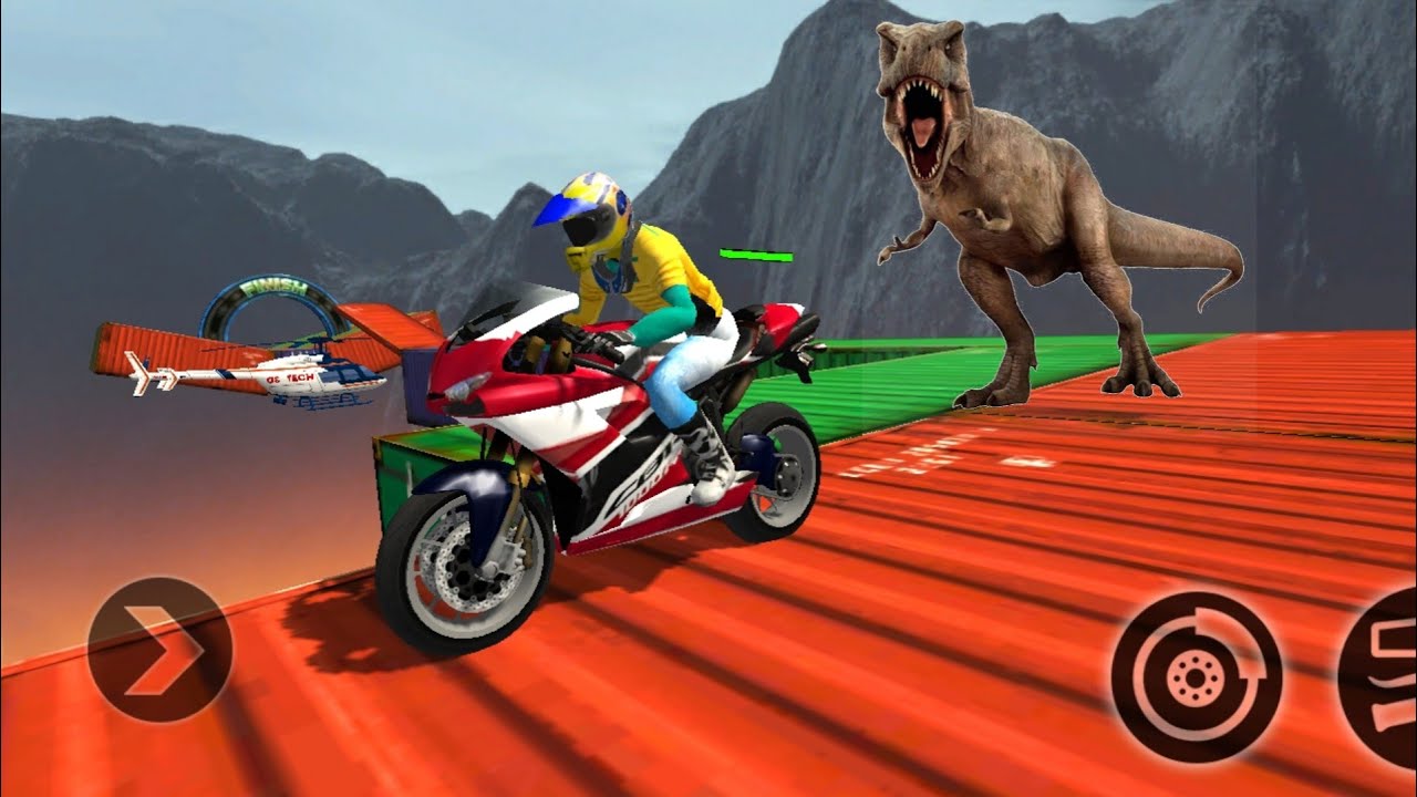 Impossible Motor Bike Pro Gameplay – 3D Motorcycle Reaching Games ...