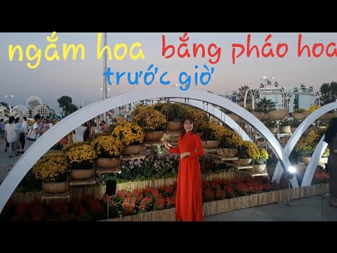 Ngắm hoa nghệ thuật tại đường hoa xuân canh tí tại quảng trường tỉnh ...