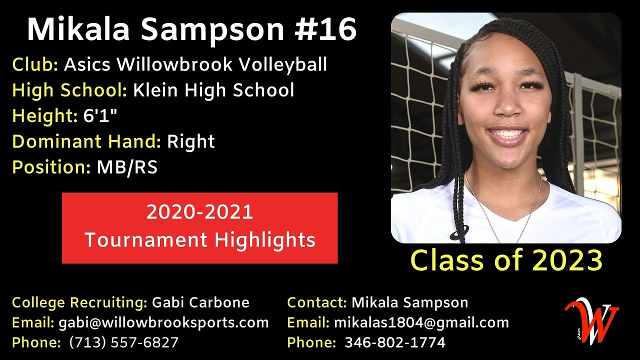 MB/RS | Mikala Sampson | 2020-2021 - Tournament Highlights #1 - YouTube