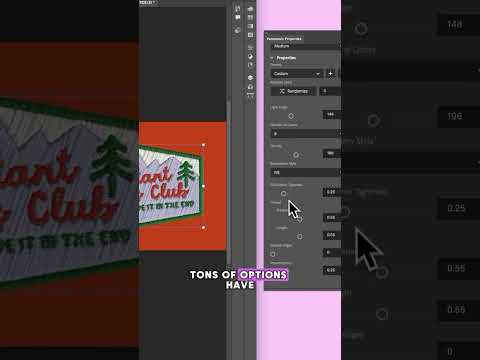 How to use the embroidery filter in Photoshop #design #adobe #tutorial ...