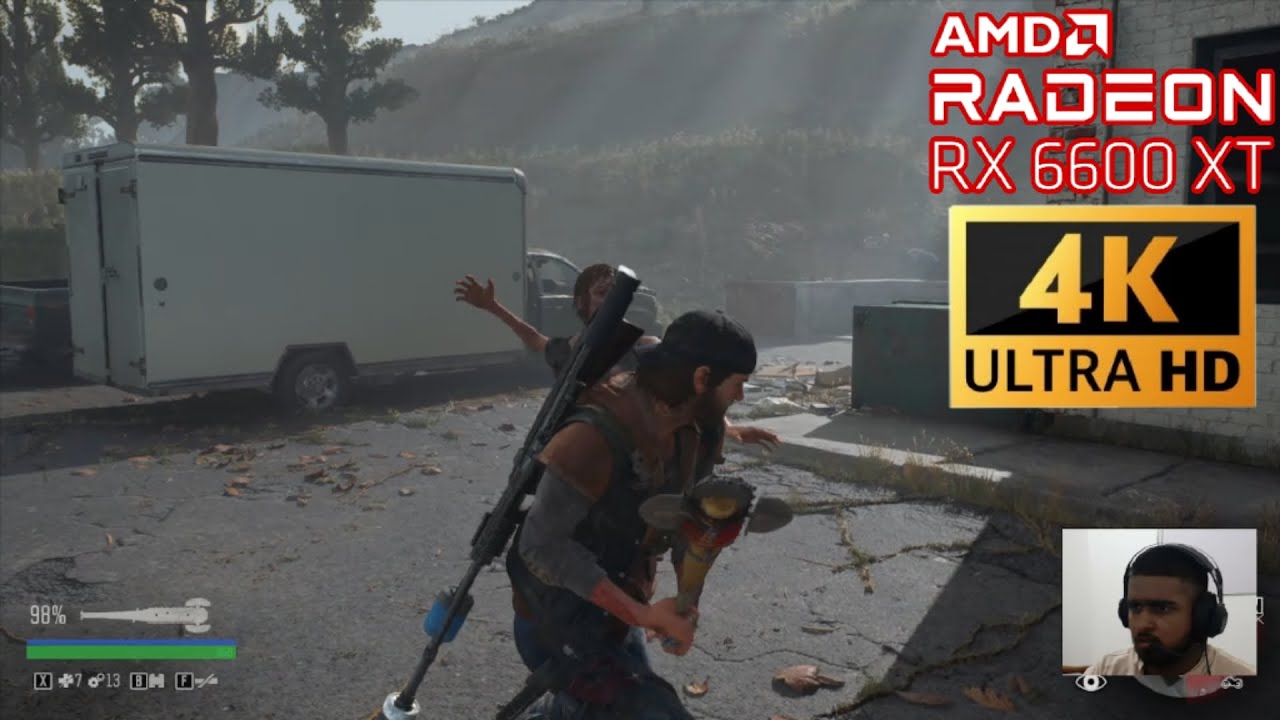 සොම්බි ආක්‍රමණය Days gone 4K High setting Gameplay / RX 6600XT - YouTube