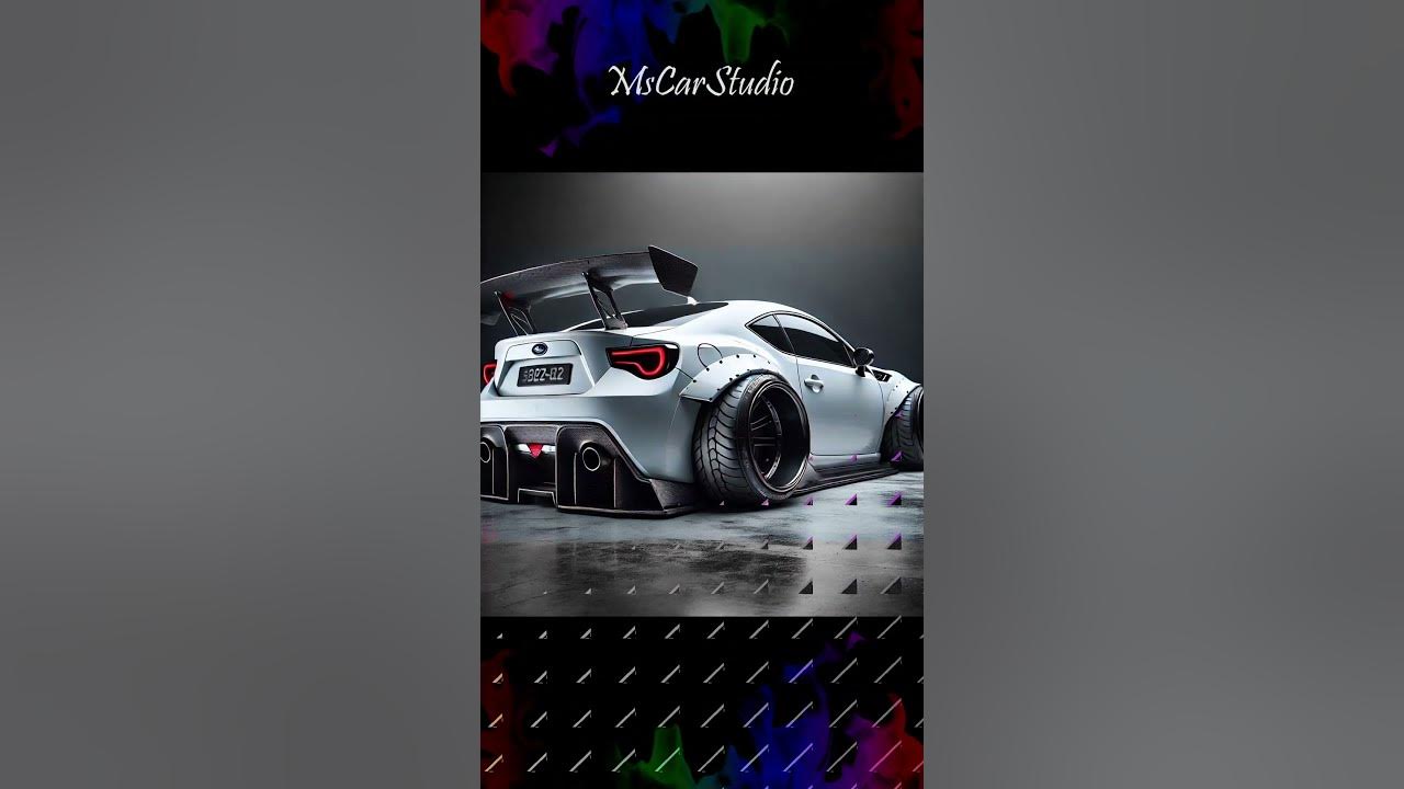 スバル BRZ STI ローダウンカスタム Aiで作成 #subaru #brz #jdm #ai #sti #stancenation - YouTube
