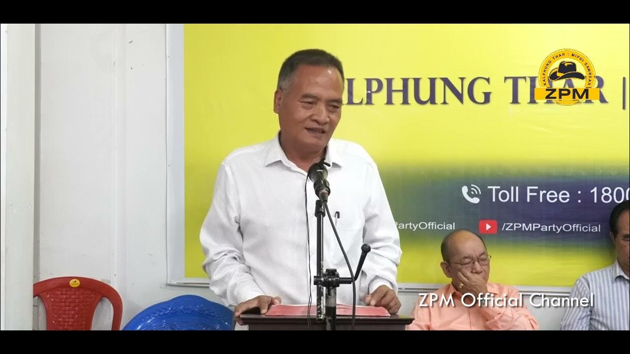Upa Vanlalvuana | ZPM Chhung Inkhawm Hunserh | May 8, 2023 - YouTube