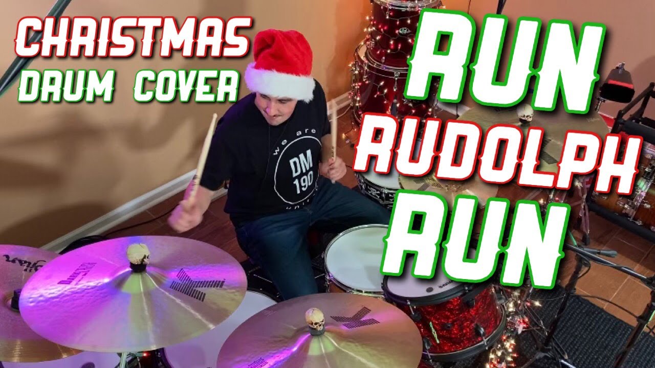 Run Rudolph Run - Drum cover - Foo Fighters - YouTube