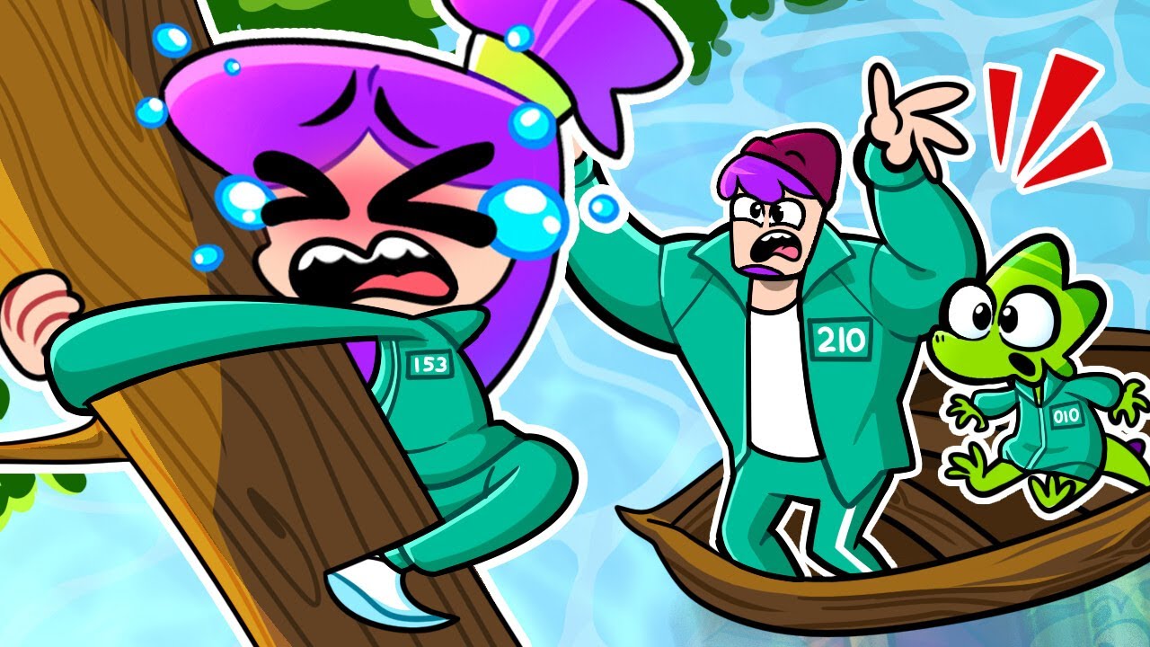 Oh, no! We are Stuck 🤯 Survival Games with Viv and Denny! 😱 - YouTube