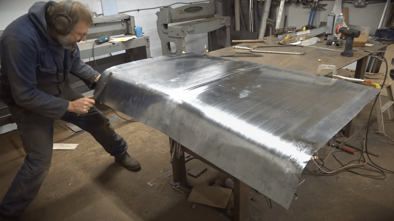 1971 Chevy Nova: Fabricating a aluminium trunk skin - YouTube