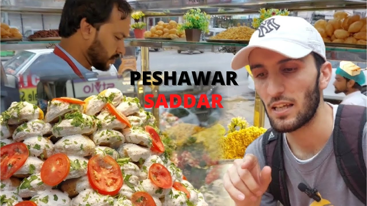 Peshawar Saddar Bazar | Fawara Chowk Yadgari Kulfi Falooda | Gol Gappay ...