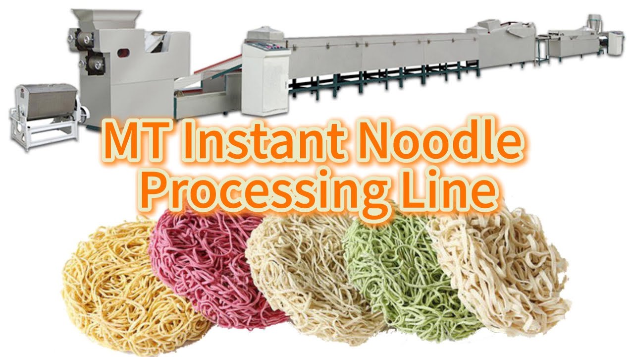 Instant Noodle Processing Line - YouTube