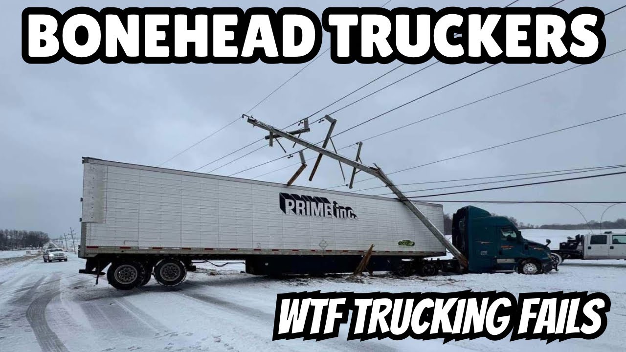 WTF Trucking Fails | Bonehead Truckers of the Week - YouTube