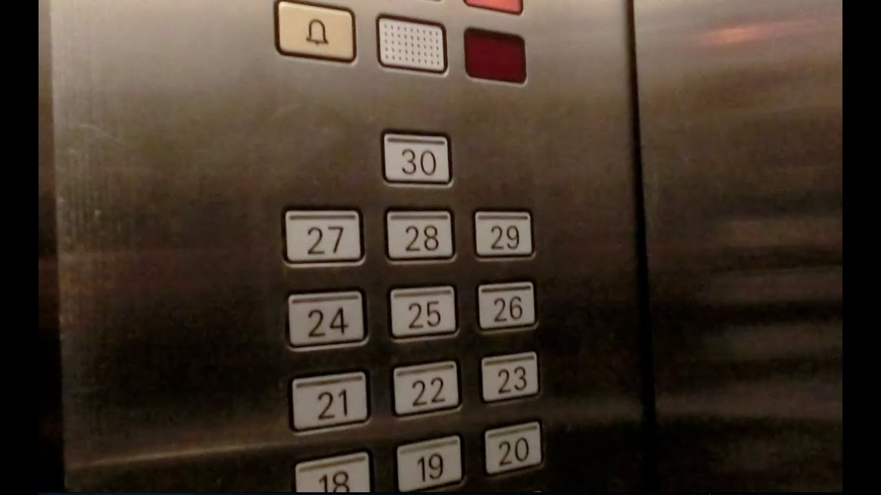 Schindler MT/M series Hybrid Traction Elevator in Hong Kong - YouTube