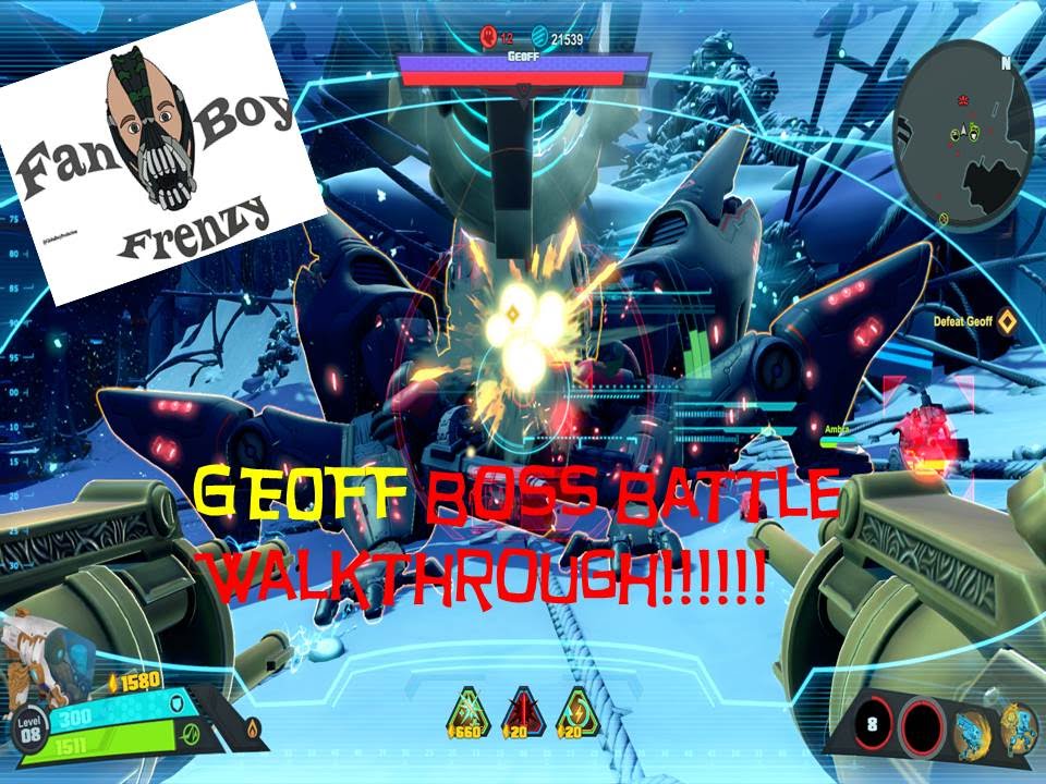 Battleborn - Geoff boss battle!!! He's a spider...kill it with fire ...